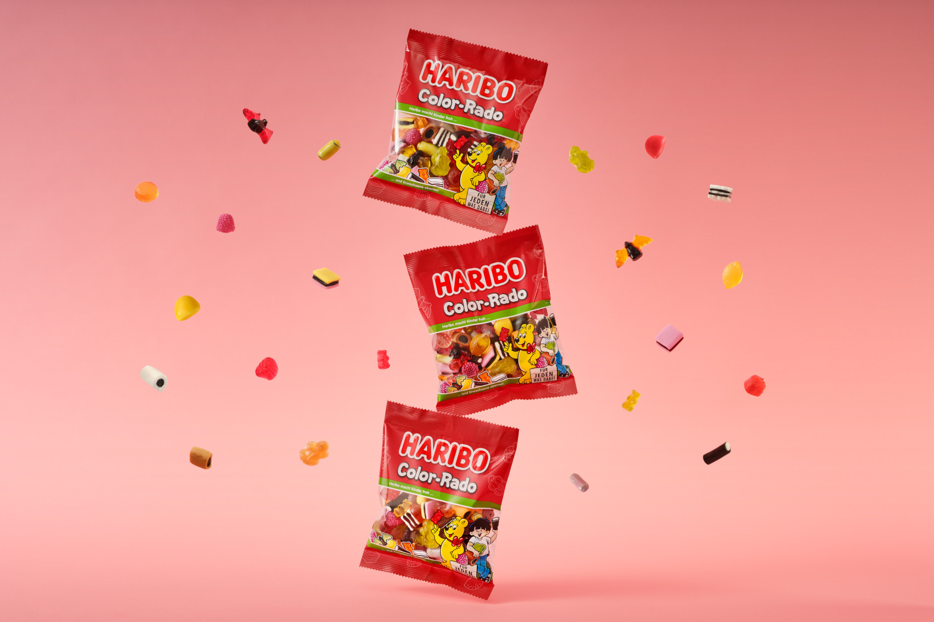 HARIBO Color-Rado = 60 Jahre bunte Naschfreude - HARIBO